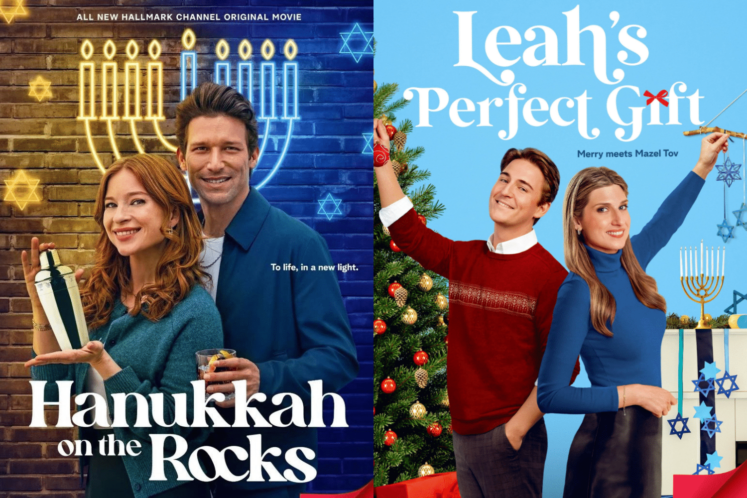 Hallmark's 'Leah's Perfect Gift' and 'Hanukkah on the Rocks,' reviewed