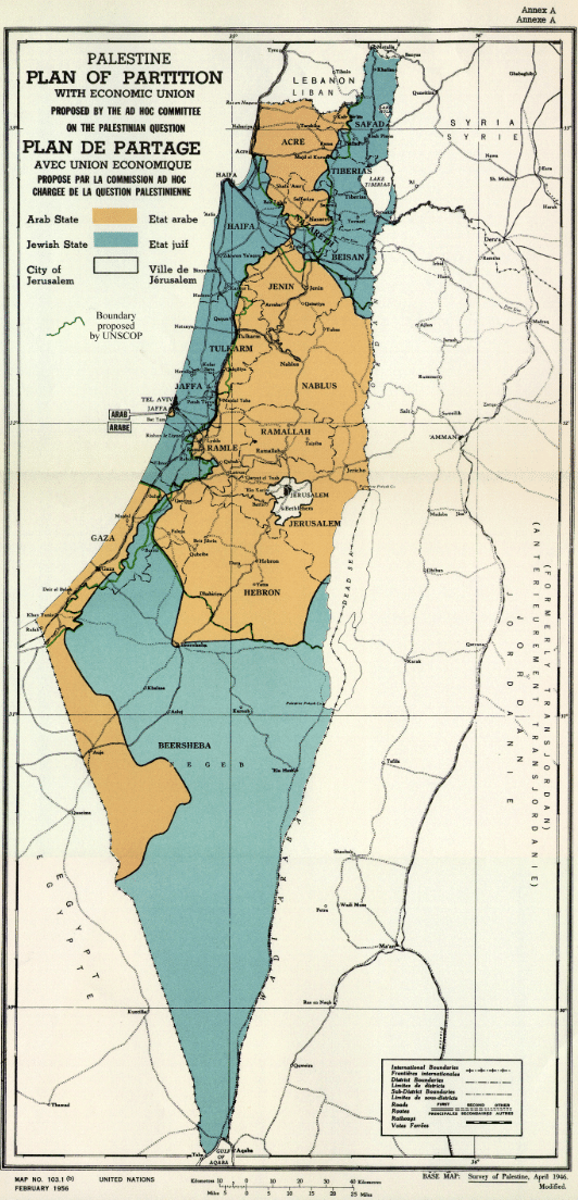 What the 1945 JNF map reveals about the Israel partition plan